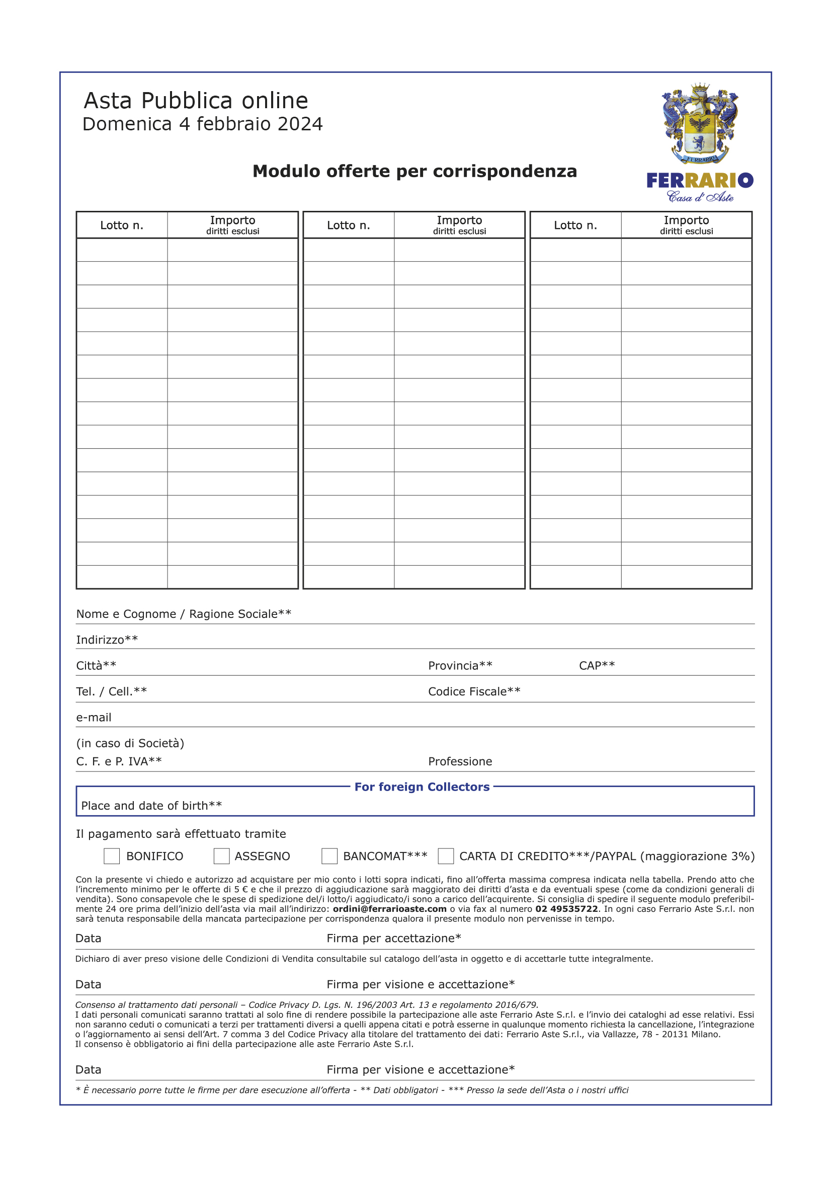 TORINO 1944 - 10 cent. recapito autorizzato, ... - Ferrario - Aste ...